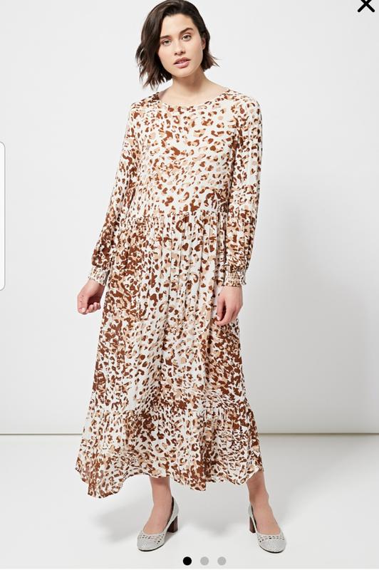 Легка сукня міді з віскози Oysho Zara — ціна 599 грн у каталозі Сукні міді Купити жіночі речі за