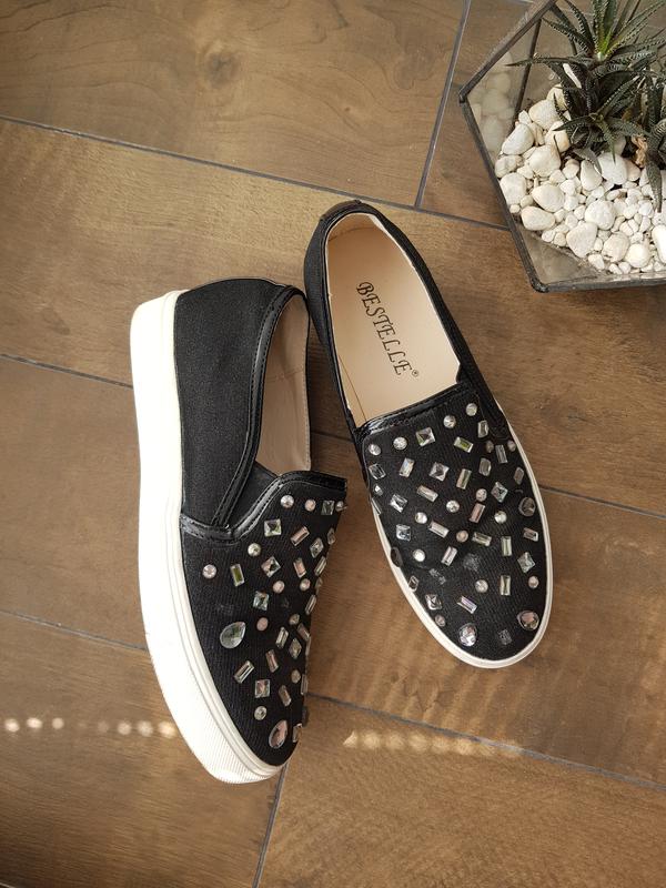 Сліпони з камінчиками — ціна 120 грн у каталозі Кеди Купити жіночі речі