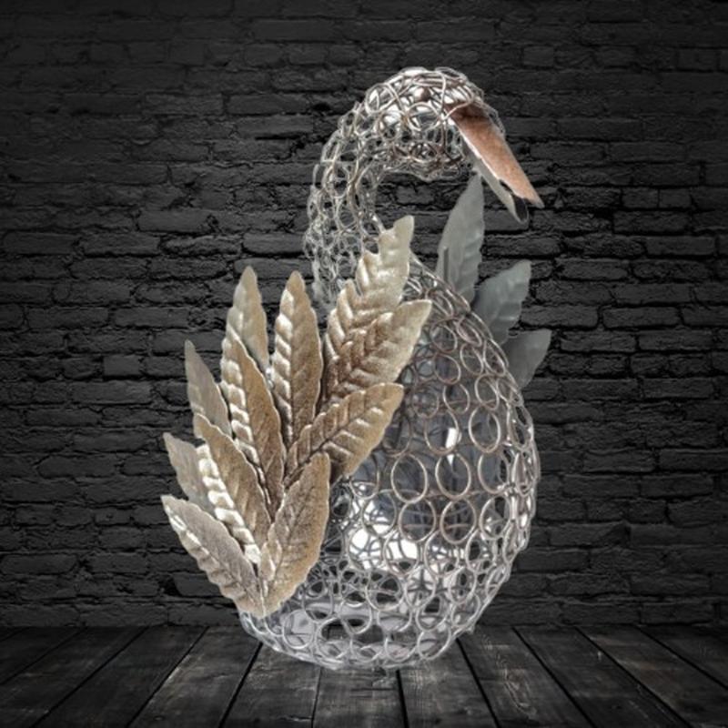 Статуетка ручної роботи з металу лебідь — ціна 873 грн у каталозі Статуетки Купити товари для