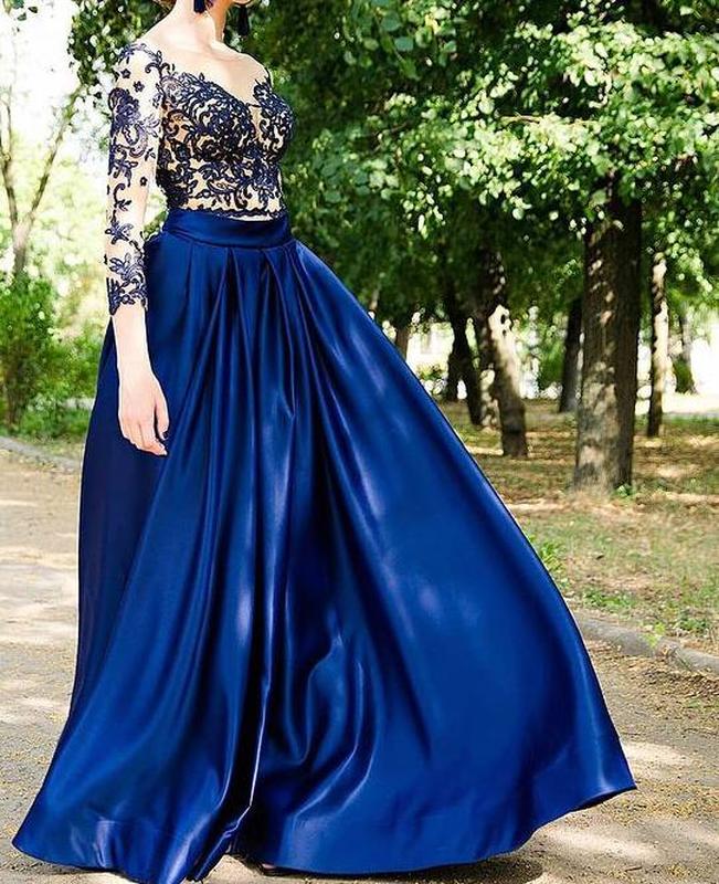 Випускне атласне плаття від laura style — ціна 2300 грн у каталозі ...