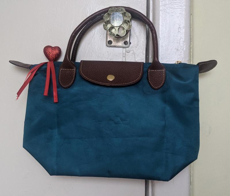 Бірюзова тканинна сумка — ціна 135 грн у каталозі Сумки Купити аксесуари за доступною ціною на