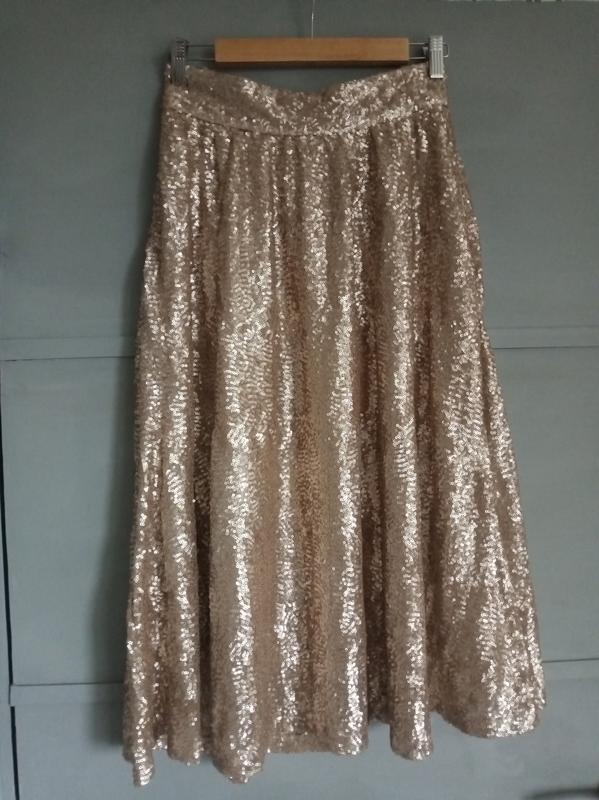 Шикарна струмуюча спідниця блискуча спідниця — ціна 400 грн у каталозі Міді спідниці Купити