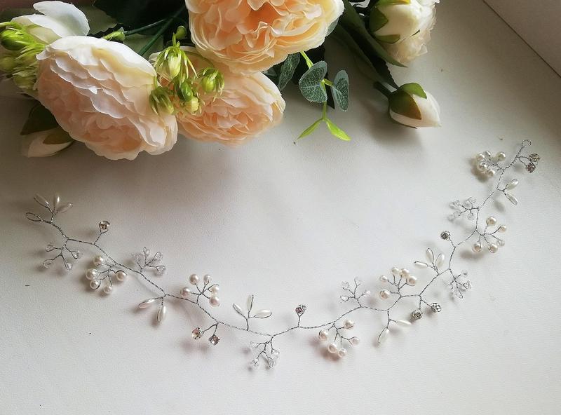 Віночок гілочка — ціна 95 грн у каталозі Прикраси для нареченої Купити аксесуари за доступною