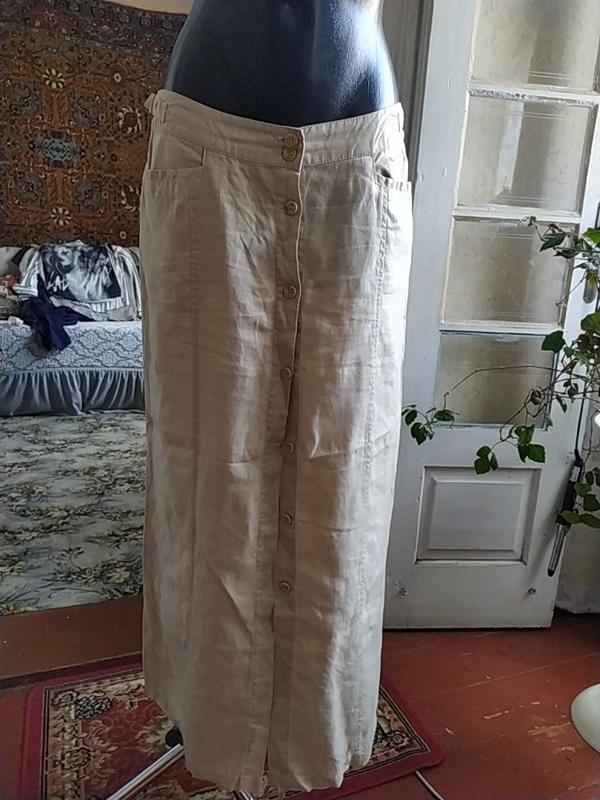 Чудова лляна спідниця — ціна 280 грн у каталозі Міді спідниці Купити жіночі речі за доступною