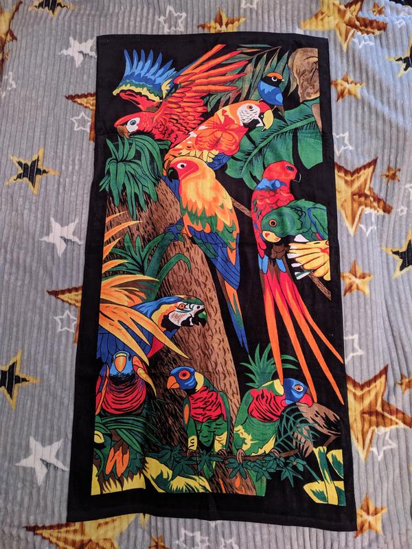 Рушник папуги баня вана пляж — ціна 240 грн у каталозі Рушники Купити товари для дому та