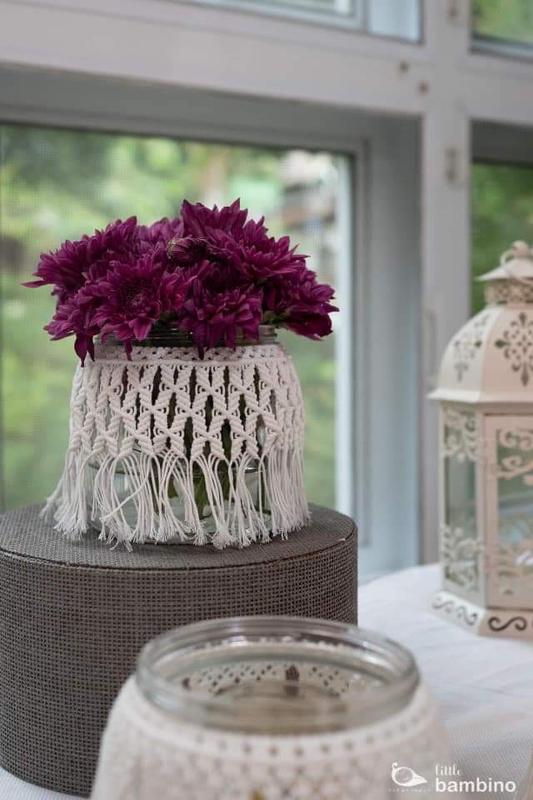 Підсвічник макраме — ціна 618 грн у каталозі Вази Купити товари для дому та побуту за доступною