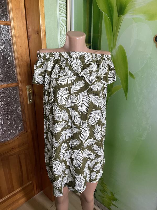 Легкий сарафан на плечі — ціна 100 грн у каталозі Короткі сукні Купити жіночі речі за доступною