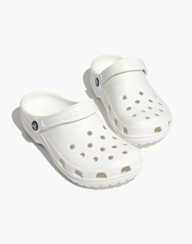 Стильные кроксы, сабо crocs сабо classic white (белые). оригинал — цена ...