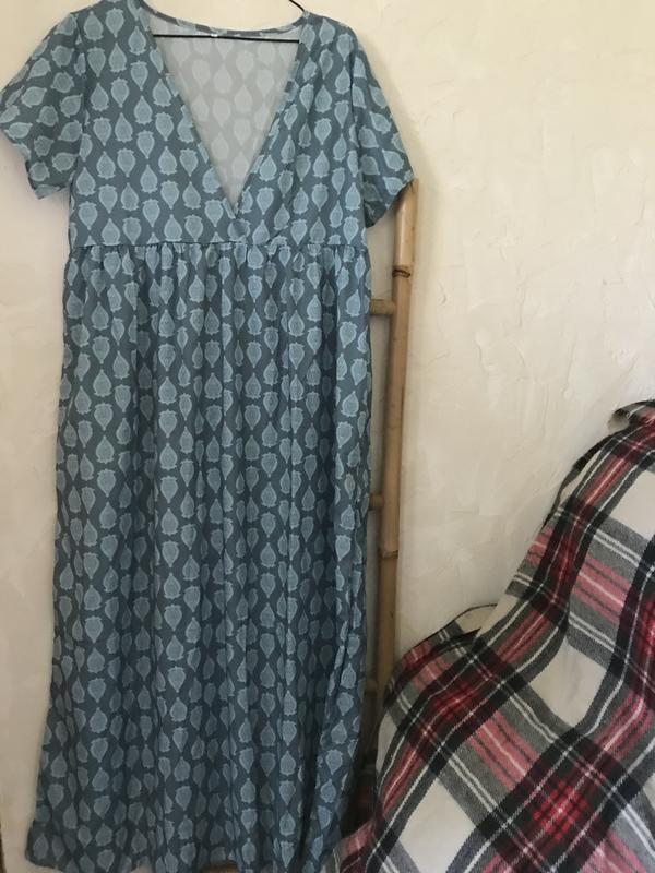 Повітряне плаття в принт — ціна 225 грн у каталозі Довгі сукні Купити жіночі речі за доступною