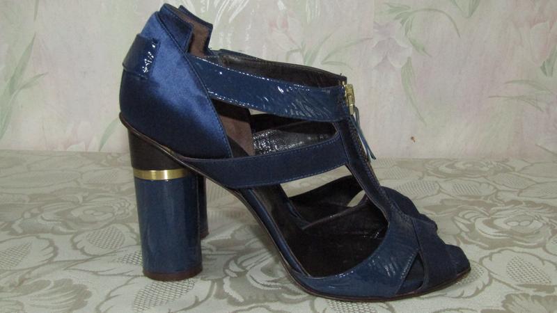 -kurt geiger - шикарные босоножки 100% кожа и атлас 39 р — цена 430 грн ...