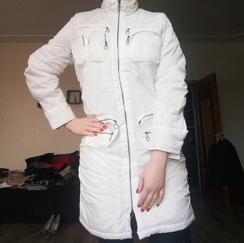 Зимовий біле пальто oxygen — ціна 300 грн у каталозі Пальто Купити ...