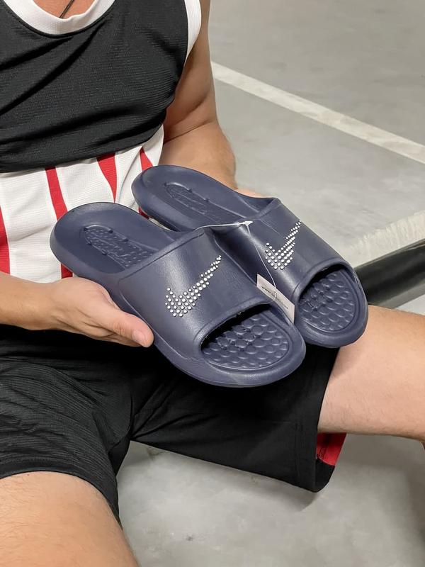Сланцы мужские nike victori one shower slide синие (найк, сланці ...