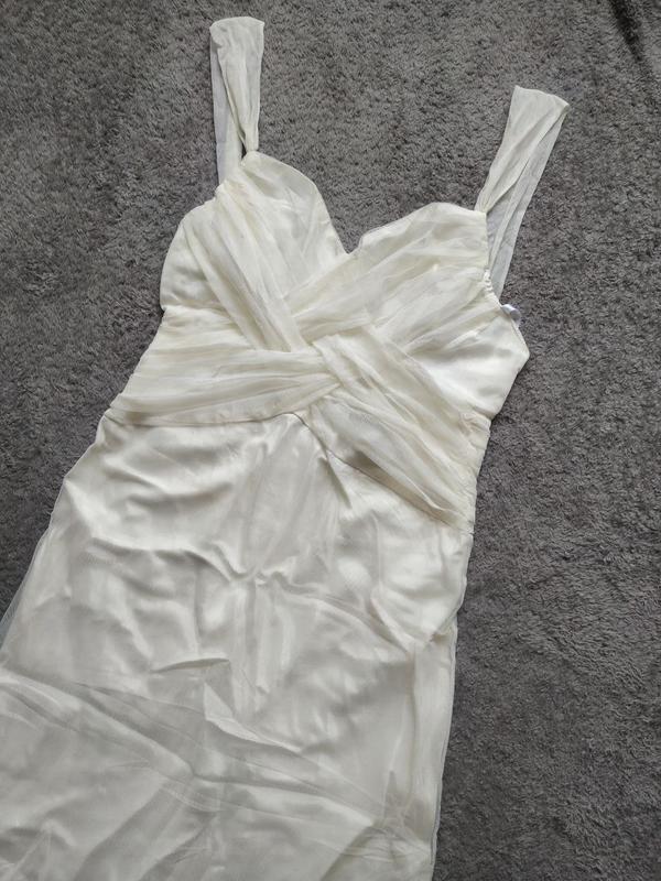 Вечірнє плаття з драпіруванням рибка — ціна 980 грн у каталозі Весільні сукні Купити жіночі речі