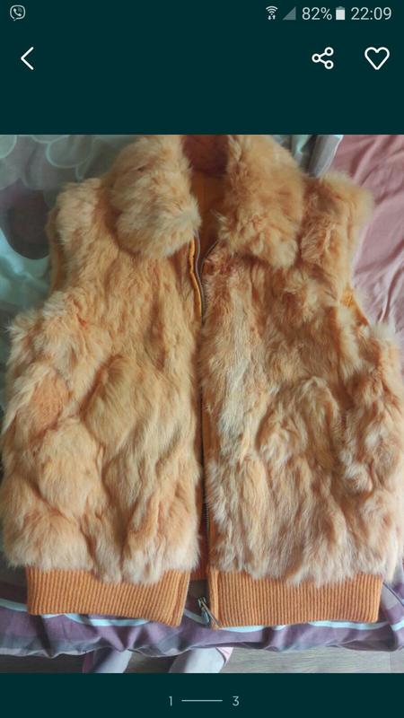Желетка натуральне хутро — ціна 460 грн у каталозі Жилетки Купити жіночі речі за доступною ціною