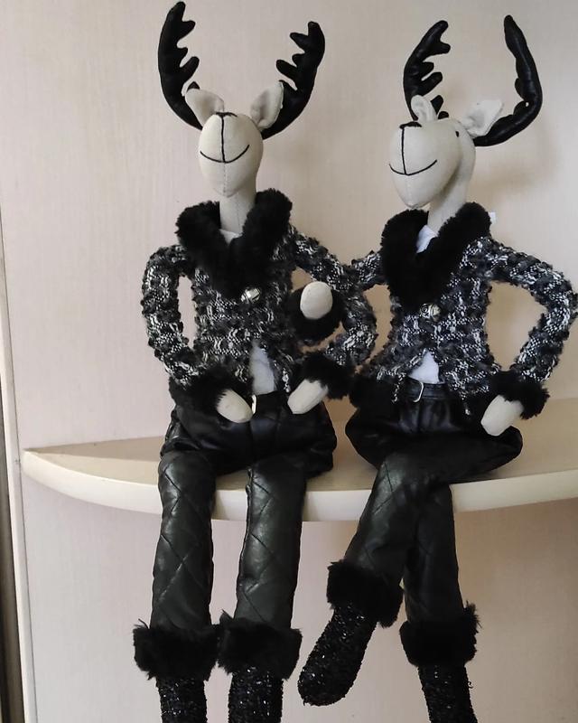 Декоративна іграшка лось — ціна 700 грн у каталозі Статуетки Купити товари для дому та побуту