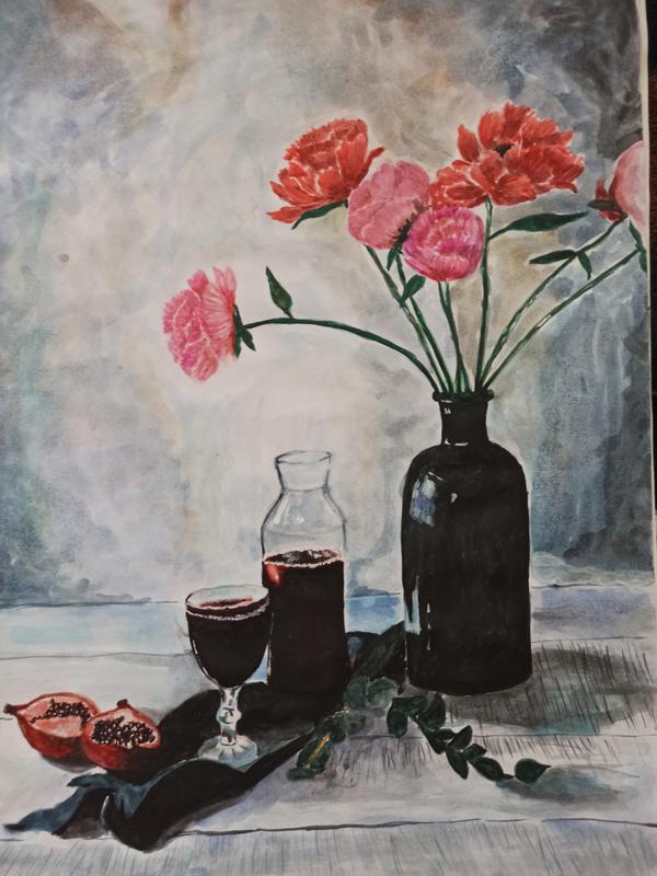 Картина аквареллю натюрморт — ціна 150 грн у каталозі Картини Купити товари для дому та побуту