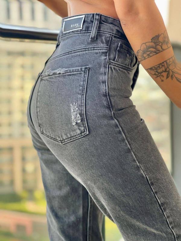 Джинси сірі — ціна 680 грн у каталозі Джинси Купити жіночі речі за доступною ціною на Шафі