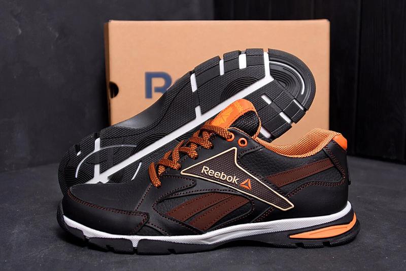 Чоловічі шкіряні кросівки reebok street style brown — ціна 1650 грн у ...
