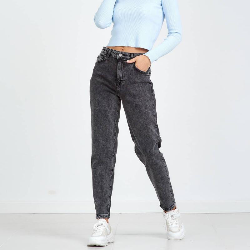 Мом джинси бойфренди жіночі mom fit висока посадка — цена 775 грн в ...