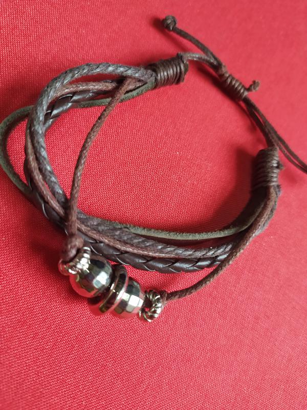 Шкіра браслет на затягуванні — ціна 50 грн у каталозі Браслети Купити аксесуари за доступною