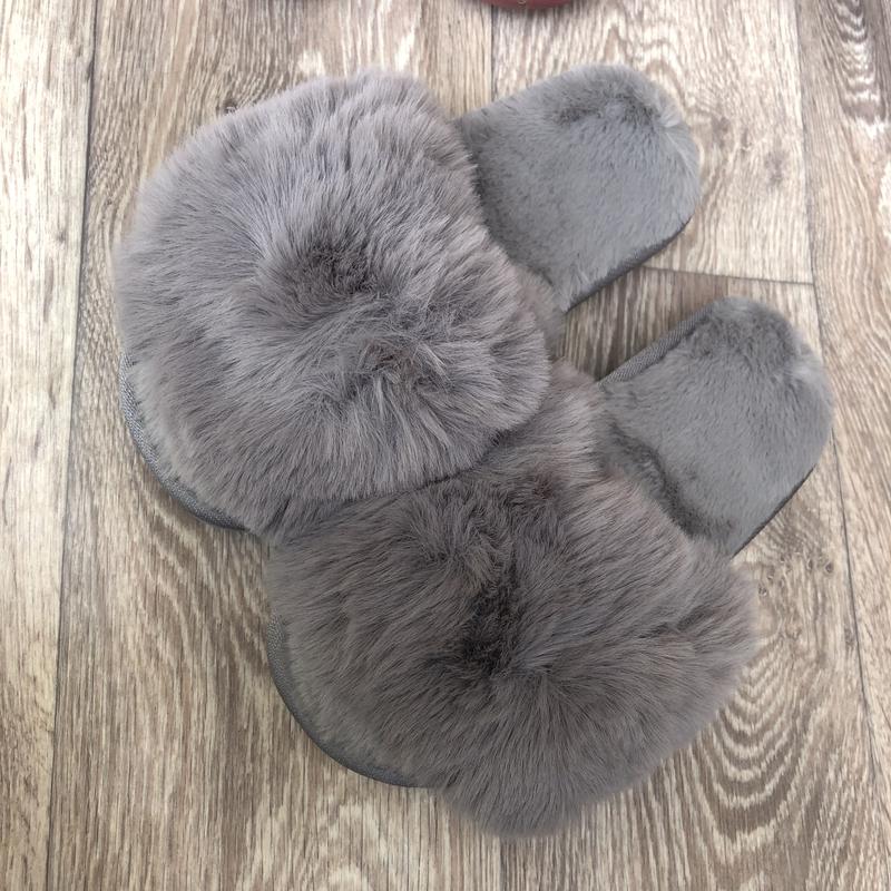 Тапочки кімнатні пухнасті жіночі тапочки кімнатні — ціна 377 грн у каталозі Капці Купити
