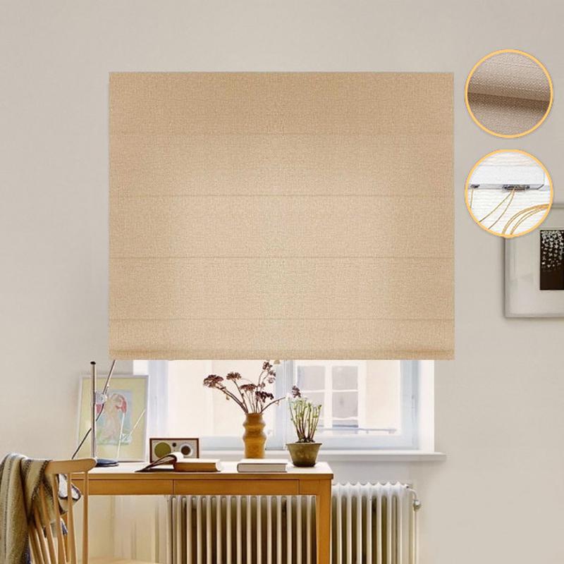 Римська штора бежева тканина рогожка — ціна 1080 грн у каталозі Римські штори Купити товари для