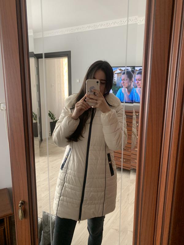 Жіноча куртка зимова теплий пуховик — ціна 500 грн у каталозі Пуховики Купити жіночі речі за