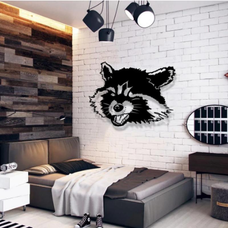 Обємна картина із дерева Decart Raccoon — ціна 815 грн у каталозі Панно Купити товари для дому