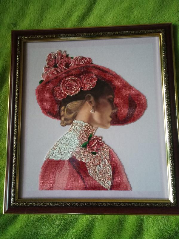 Вишита картина леді віра — ціна 1700 грн у каталозі Картини Купити товари для дому та побуту