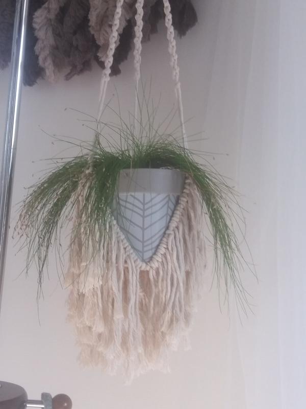 Підвіска для квітів підвісне кашпо кашпо макраме хендмейд — ціна 178 грн у каталозі Кашпо Купити