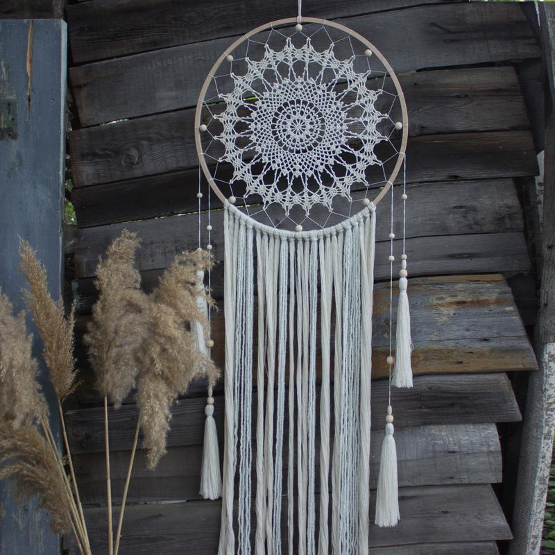 Великий ловець снів з китичками — ціна 2500 грн у каталозі панно Купити