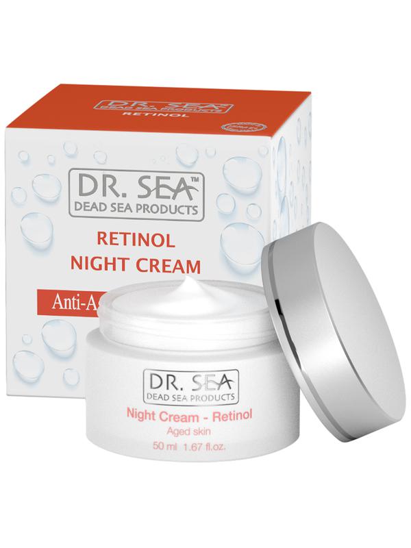 Ночной крем с ретинолом для возрастной кожи dr. sea retinol night cream ...