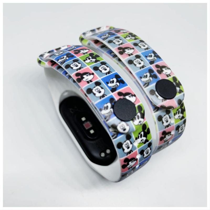 Ремешок mi band 3 mi band 4 mi band 5 mi band 6 ми бенд mickey — цена ...