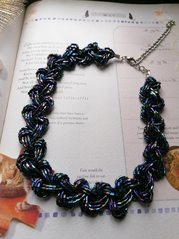 Шикарне кольє з стикляруса — ціна 180 грн у каталозі Кольє і намиста Купити аксесуари за