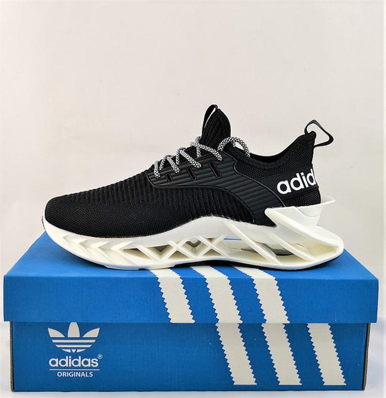 Кроссовки мужские adidas черные с амортизацией адидас — цена 1199 грн в ...