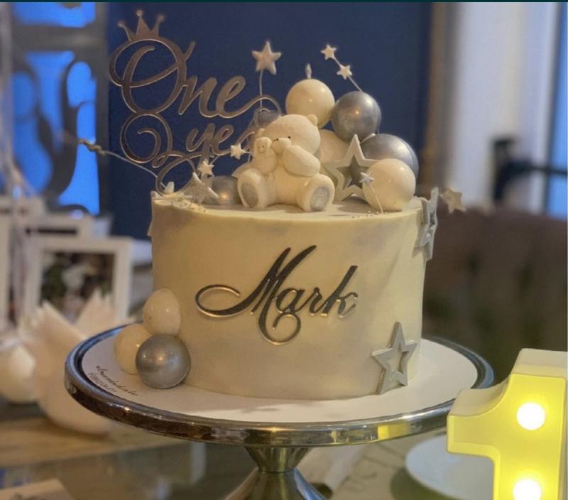 Топпер на торт 1 рік — ціна 170 грн у каталозі Все для свята Купити товари для дому та побуту за