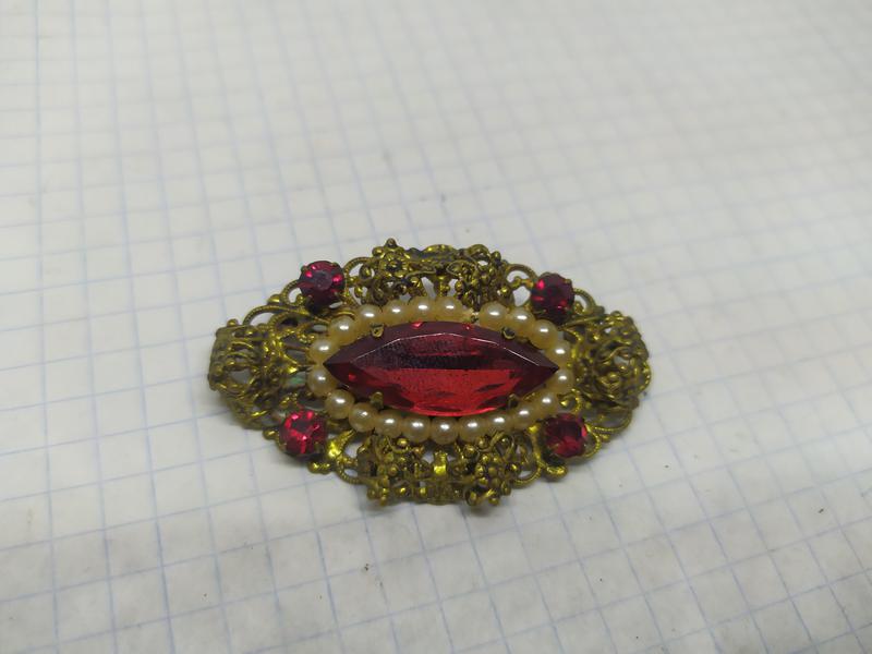 Вінтажна ажурна брошка — ціна 450 грн у каталозі Брошки Купити аксесуари за доступною ціною на
