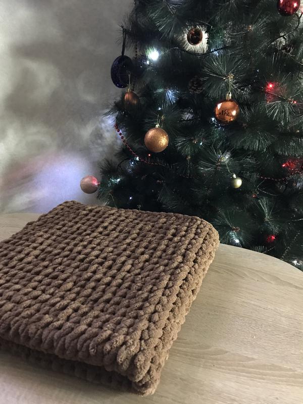 Плед з пряжі Alize Puffi — ціна 800 грн у каталозі Пледи Купити товари