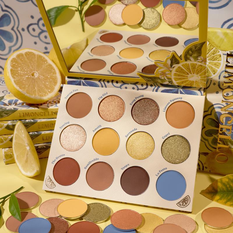 Палетка тіней Colourpop Limoncello — цена 500 грн в каталоге Тени для век Купить товары для