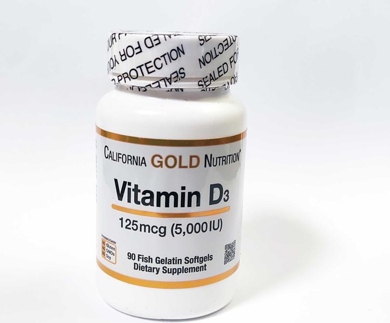 California gold nutrition, витамин d3, 125 мкг 5000 ме , 90 капсул ...