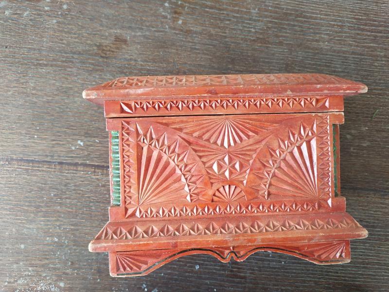 Большая красивая резная шкатулка дерево винтаж — цена 299 грн в каталоге Шкатулки Купить товары