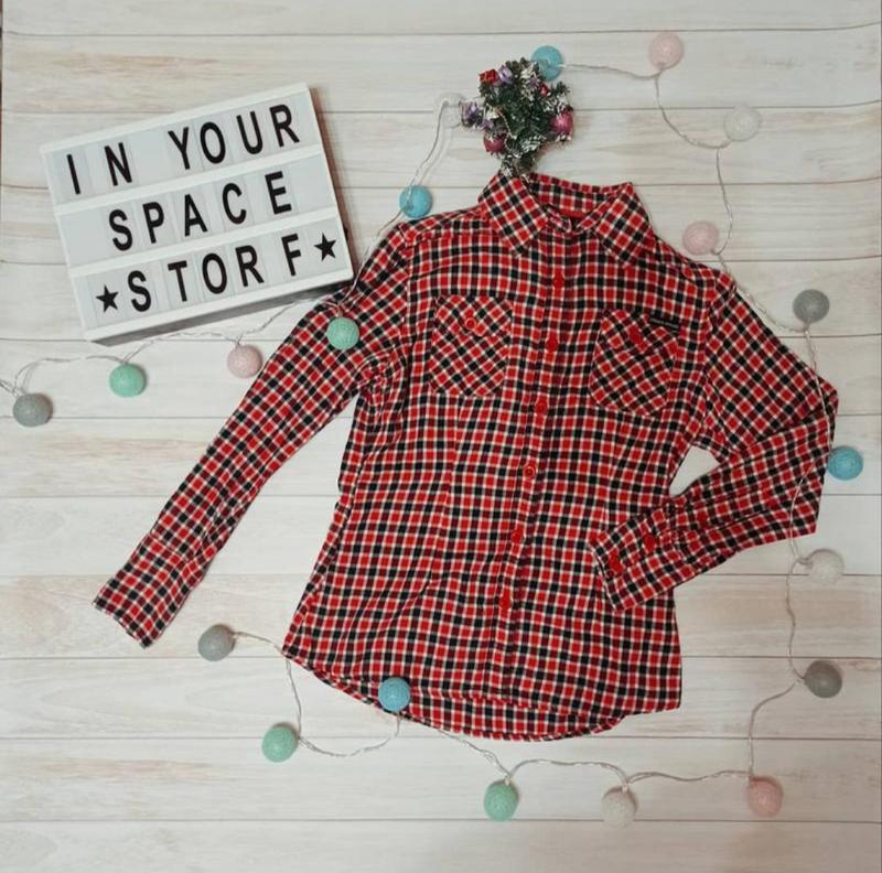 Класична червона з чорним сорочка в дрібну клітку — ціна 250 грн у ...