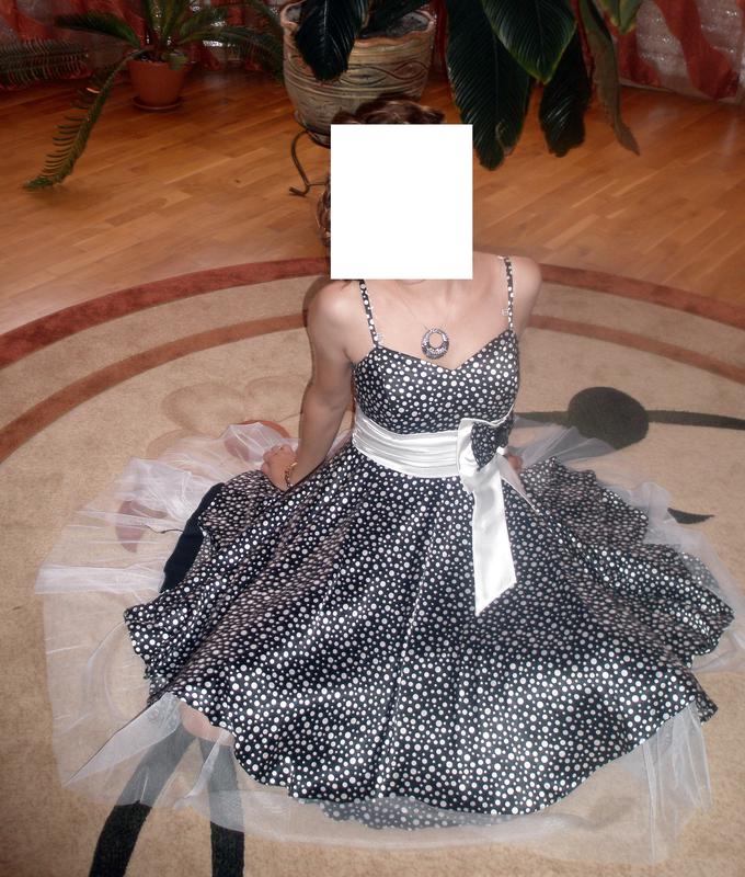 Плаття в ретро горошок — ціна 500 грн у каталозі Сукні міді Купити жіночі речі за доступною