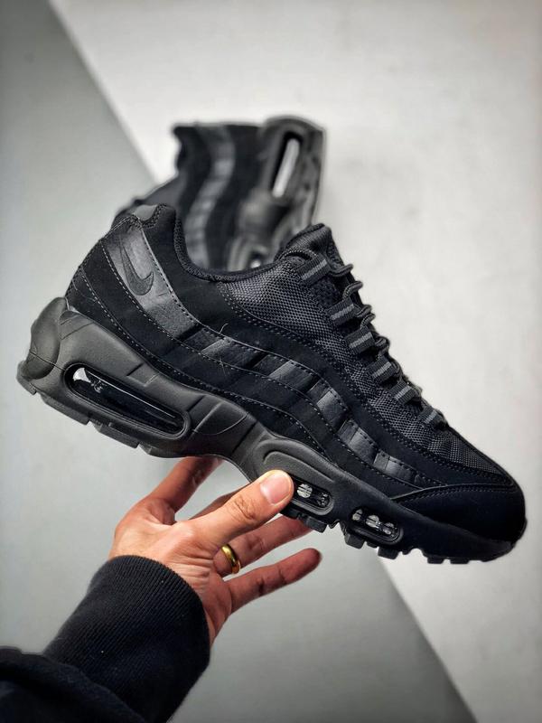 Кроссовки nike air max 95 black мужские найк аир макс модные найк аир ...