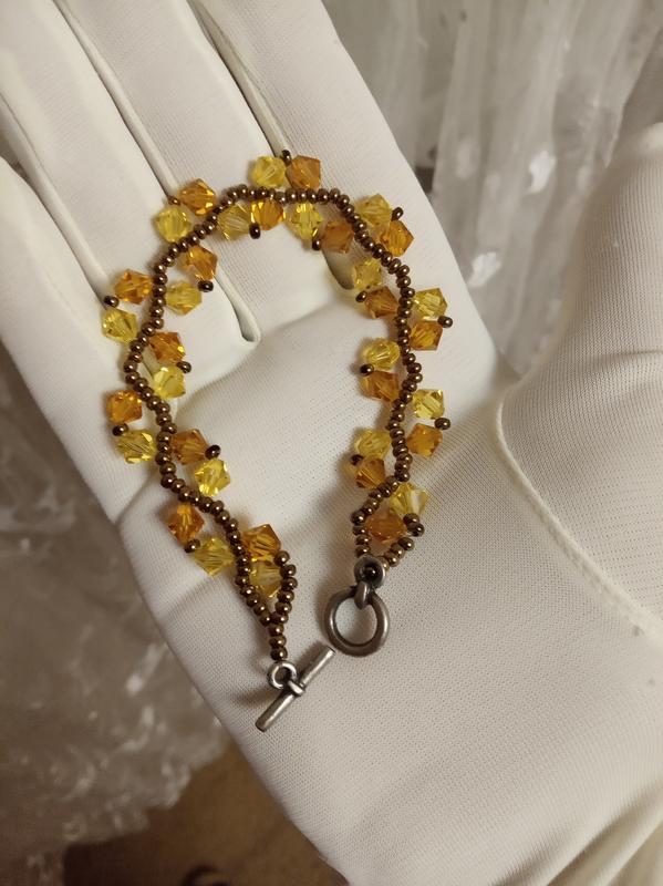 Браслет намисто скло — ціна 50 грн у каталозі Браслети Купити аксесуари за доступною ціною на