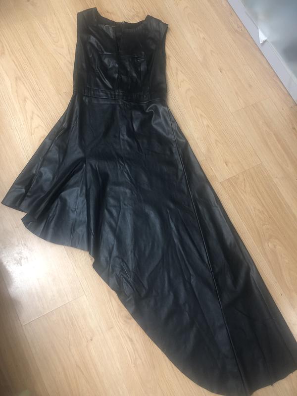 Вечернее кожаное платье — ціна 200 грн у каталозі Вечірні сукні Купити жіночі речі за доступною