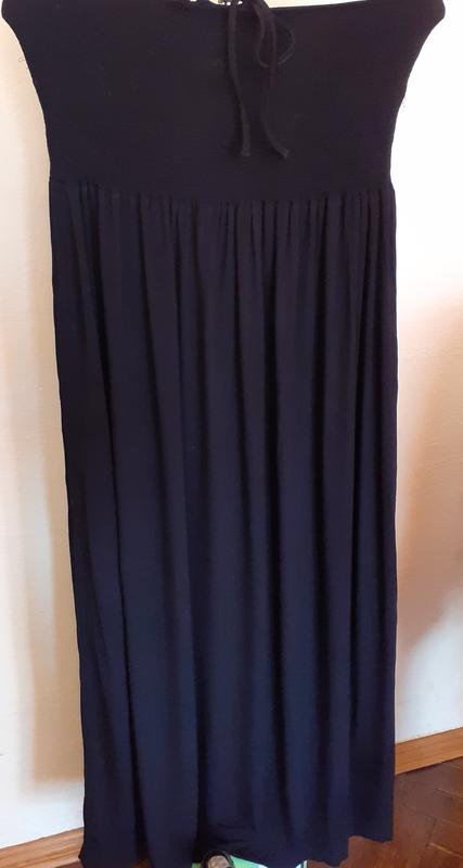 Чорне відкрите довге плаття — ціна 230 грн у каталозі Довгі сукні Купити жіночі речі за