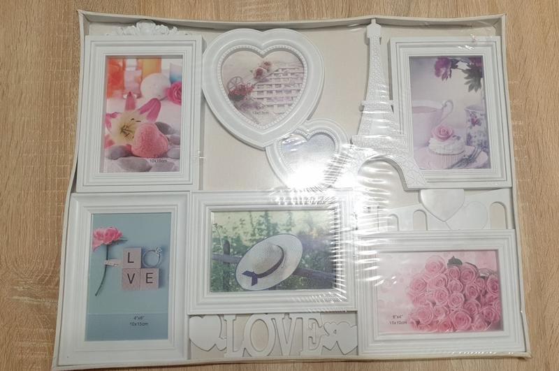 Фоторамка колаж на 7 фото париж — ціна 90 грн у каталозі Фоторамки Купити товари для дому та