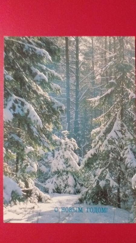 Листівка з новим роком вінтаж 1987 — ціна 5 грн у каталозі Листівки і конверти Купити товари для
