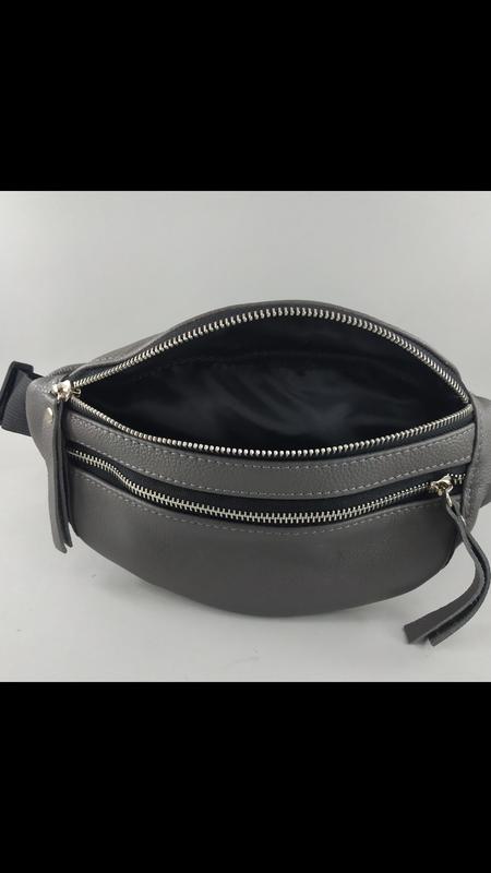 Шкіряна сумка бананка — ціна 590 грн у каталозі Клатчі Купити аксесуари за доступною ціною на